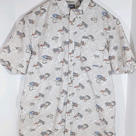 Chaps | Shirts | Chaps Vented Summer Fishing Lure Shirt | Poshmark